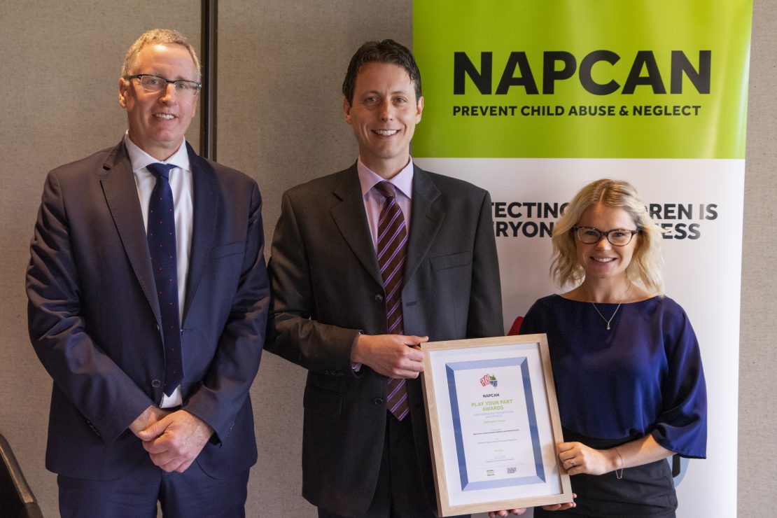 Play Your Part Awards - 2018 Recipients - NAPCAN