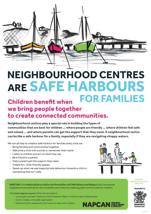 Neighbourhood Centres are like safe harbours for families - NAPCAN