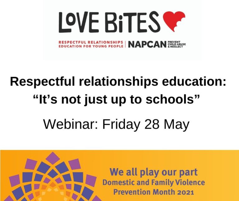 Respectful relationships education: It's not just up to schools - NAPCAN