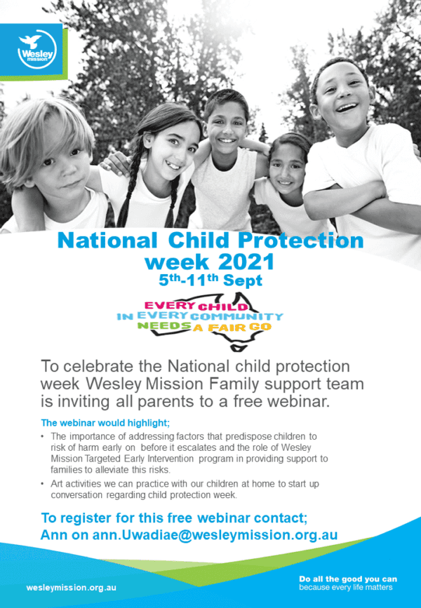 Child Protection Week 2021 Webinar - NAPCAN