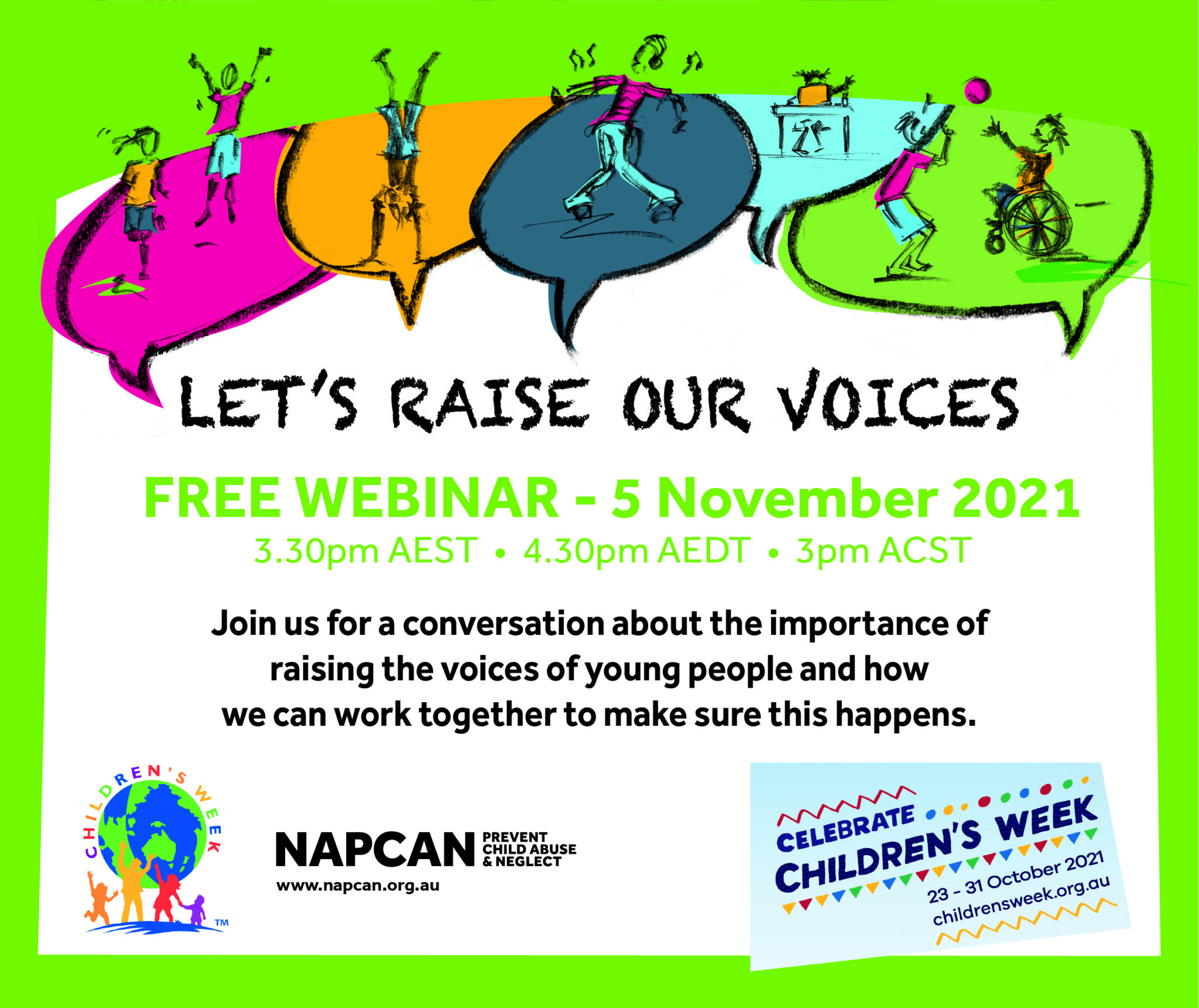 Let’s Raise Our Voices Webinar - NAPCAN