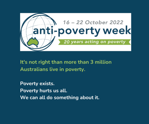 Anti-Poverty Week (16 - 22 October) - NAPCAN