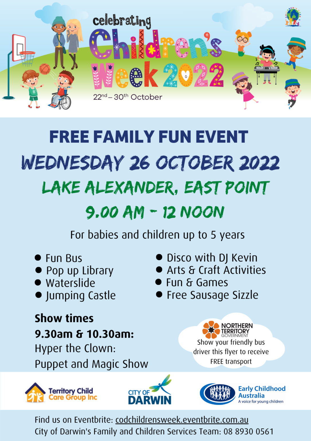 Family Fun Day - Lake Alexander, East Point, NT - NAPCAN